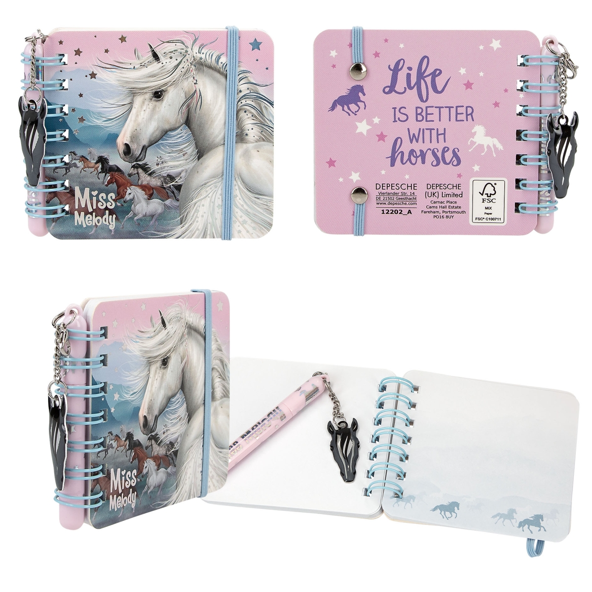 Depesche - Miss Melody Notebook Set