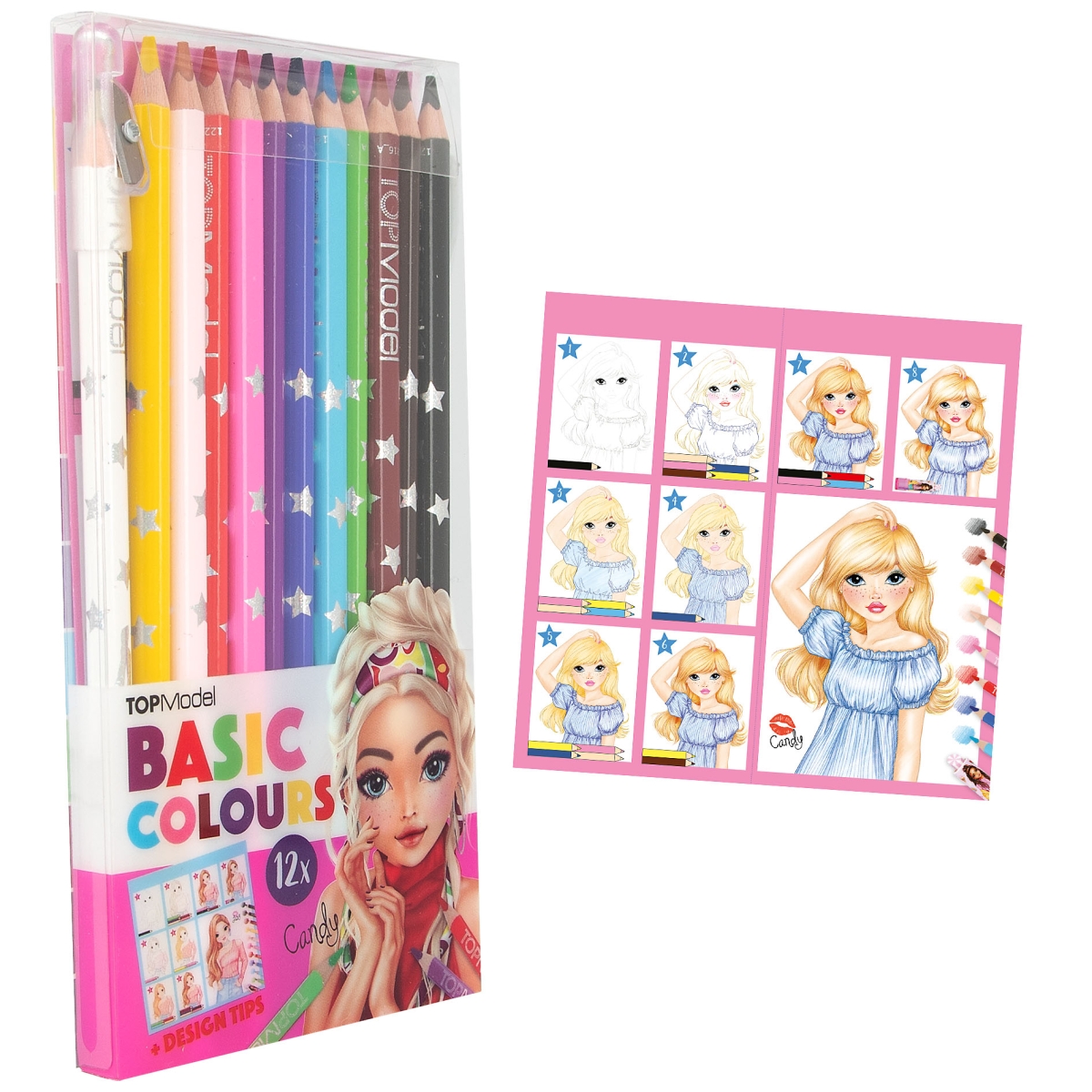 Depesche - TOPModel Basic Colouring Pencil Set 12 Colours