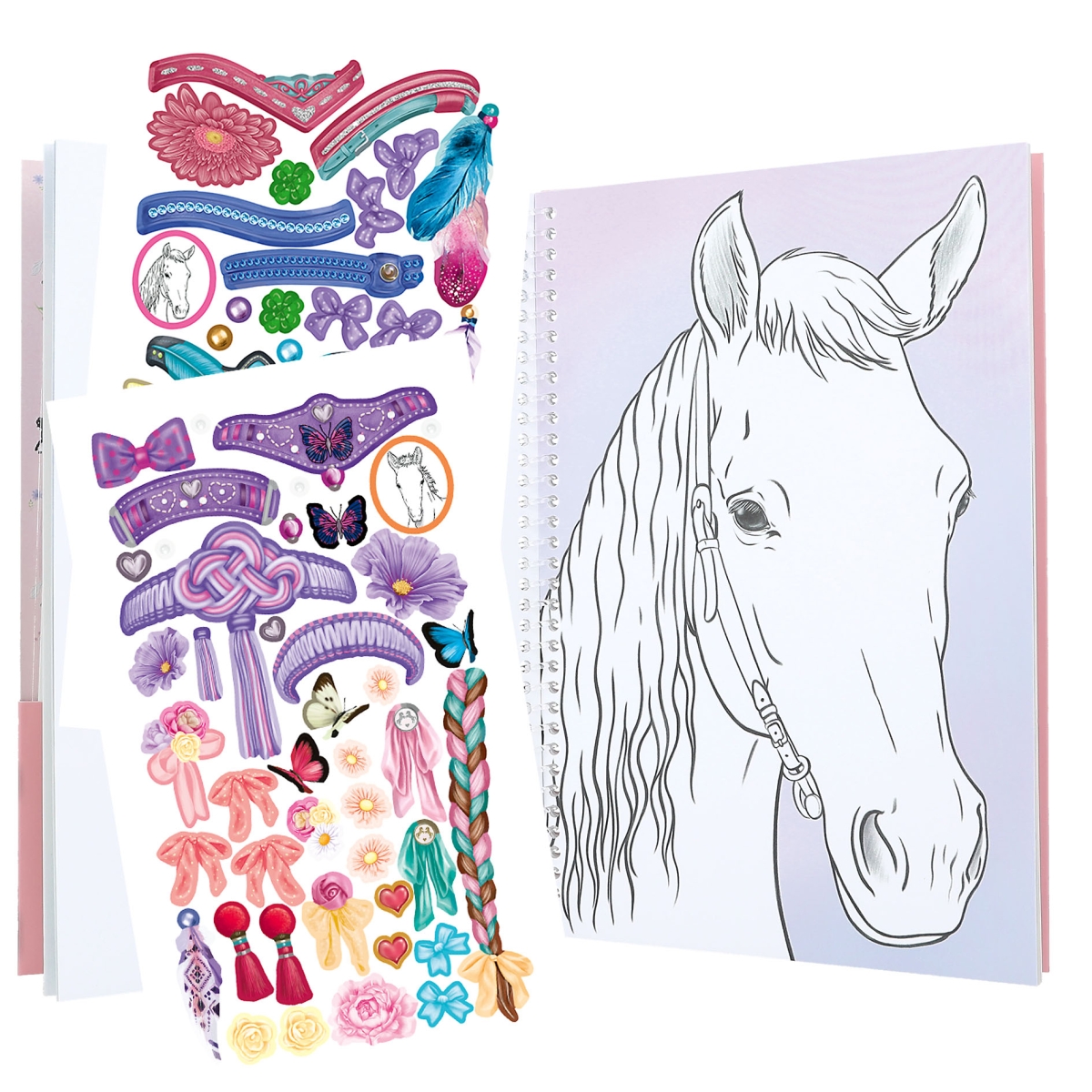 Depesche - Miss Melody Create Your Horses Blaze Colouring Book