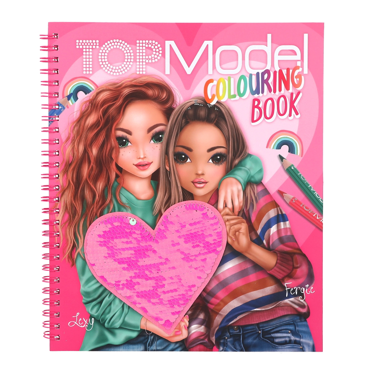 Depesche - TOPModel Colouring Book With Reversible Sequins