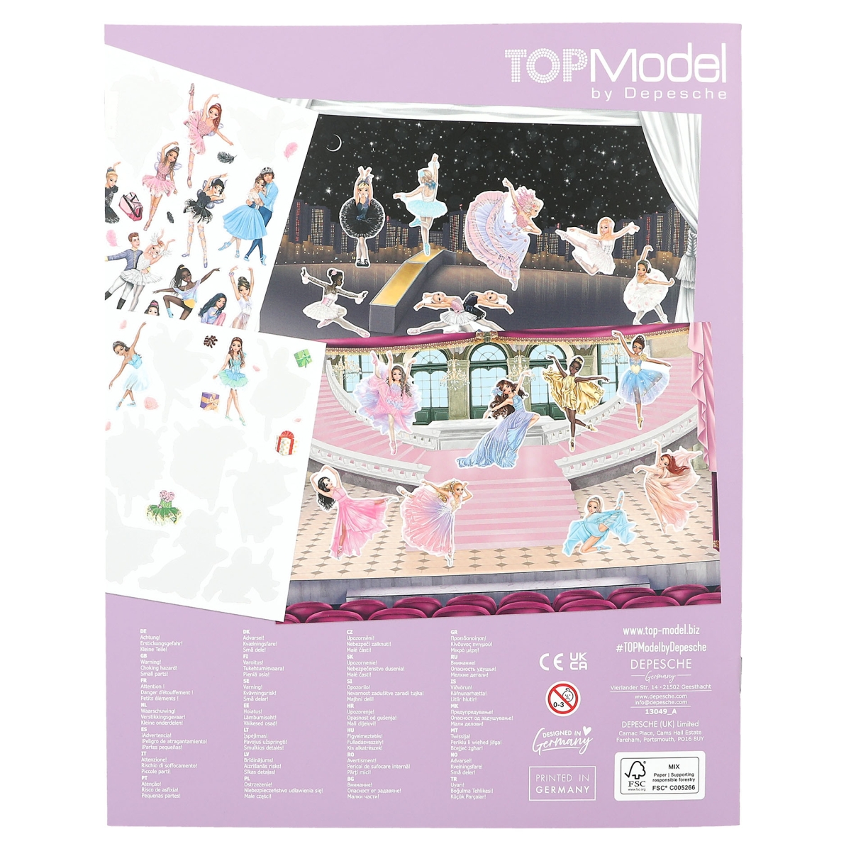 Depesche - TOPModel Stickerworld BALLET