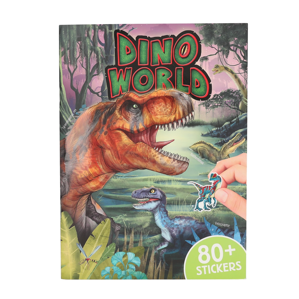 Depesche - Dino World With Puffy Stickers