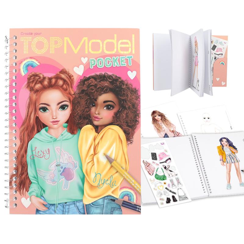 TOPModel: colouring books, stickers & small beauties
