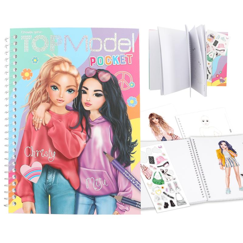 TOPModel: colouring books, stickers & small beauties