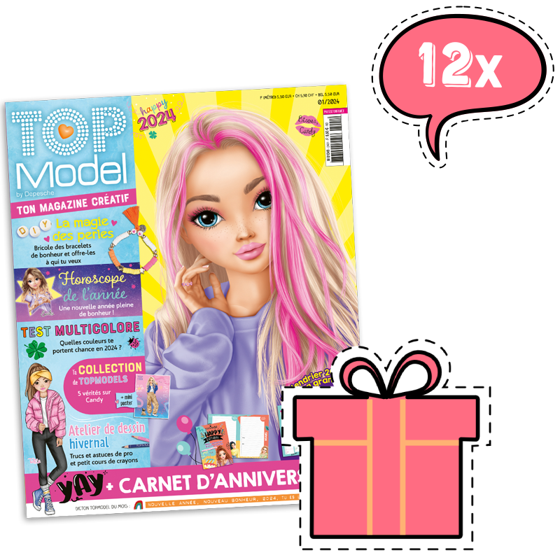 Magazine créatif TOPModel : aperçu et abonnement